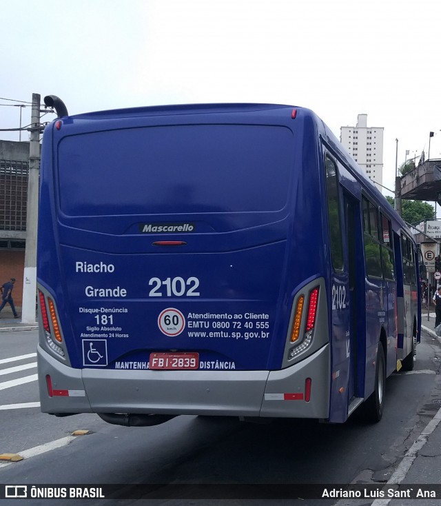 Viação Riacho Grande 2102 em São Bernardo do Campo por Adriano Luis ...